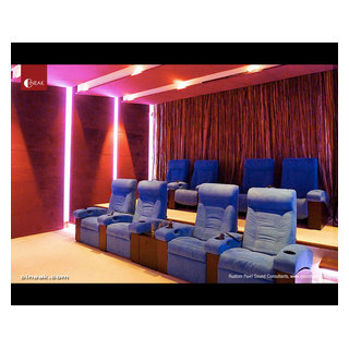 CINEAK Fortuny Seats used in Unique Private Cinema - Modern - Home ...