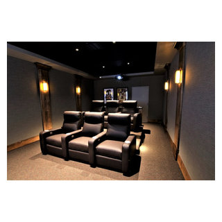 Custom Home Theater - Modern - Home Theater - Baltimore - by Chesapeake ...