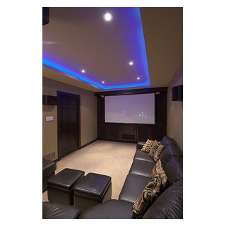 Custom Home Theatre - Contemporary - Home Theater - Toronto - by User ...
