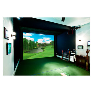 Custom Indoor Golf Rooms - Modern - Home Theater - Phoenix - by Indoor ...