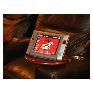 Custom-programmed Touchscreen Remote - Contemporary - Home Theater ...