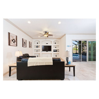 Dancing Dolphin - 501 Cinnamon Beach Lane - Beach Style - Home Theater ...