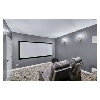 DayBreak Modern Home - Modern - Home Theater - Minneapolis - by ...