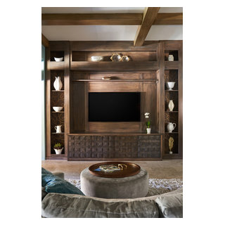Drama in the Details - Contemporary - Home Theater - Los Angeles - by ...