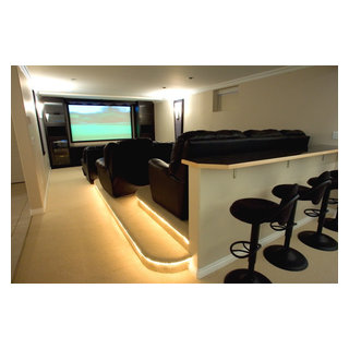 Entertainment Room - Eclectic - Home Cinema - Vancouver | Houzz IE