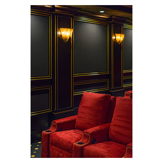 Hollywood Private Theater - Screening Room - Traditional - Home Theater ...