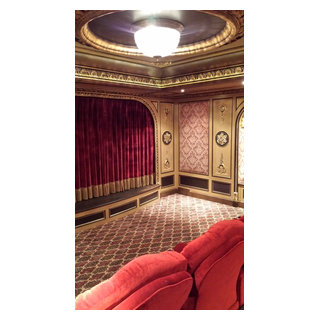 Home Movie Theater - Victorian - Home Theater - New York - by Classic ...