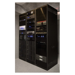 Home Theater Equipment Rack - Modern - Home Theatre - Cleveland - by ...