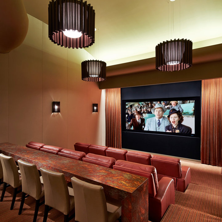 75 Red Home Theater Ideas You'll Love - October, 2025 | Houzz