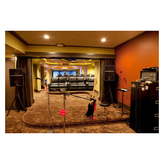Jam Session - Multi-Purpose Theatre Room - Contemporary - Home Cinema ...