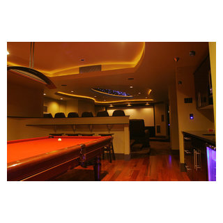 Jam Session - Multi-Purpose Theatre Room - Contemporary - Home Theater ...