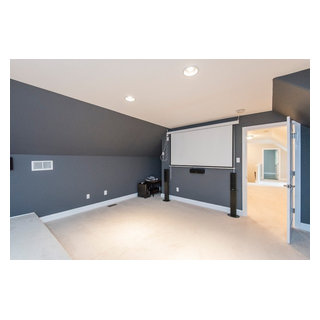 Home Renovation - Wayne, PA - Transitional - Home Theater - Philadelphia - by Cordeiro ...