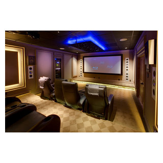 Millennium Systems Design - Showroom - Contemporary - Home Theater ...
