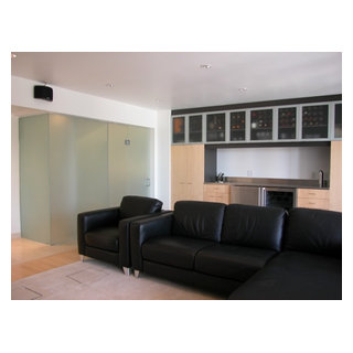 Modern Den - Contemporary - Home Cinema - San Francisco | Houzz UK