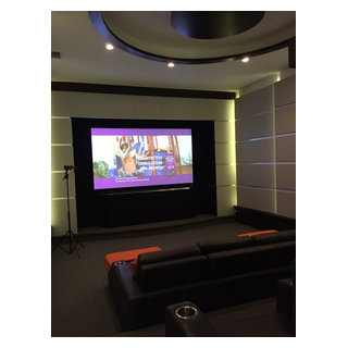 Modern Residence, Weston, Florida - Modern - Home Theater - Miami - by ...