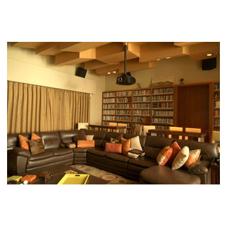 MoRo house - Contemporary - Home Theater - Mexico City - by DIN ...
