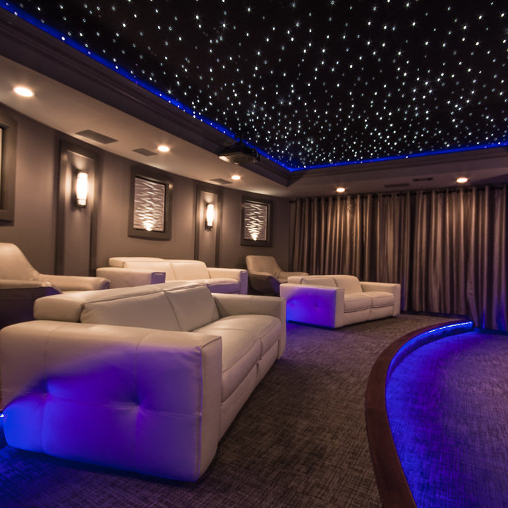 75 photos et idées déco de salles de cinéma avec moquette - Septembre ...