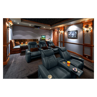 Orion Theater - Contemporary - Home Theater - Sacramento - by ...