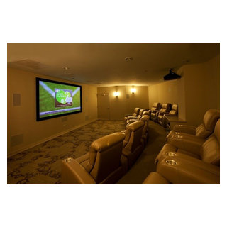 Our Recent Work - Contemporary - Home Theater - Chicago - by TVTI | Houzz