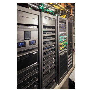 Pre-War Aesthetics, Post-War Technology - Traditional - Home Theater ...