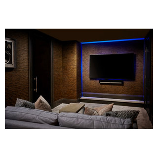 Seven Oaks - Transitional - Home Theater - Toronto - by Khachi Design ...