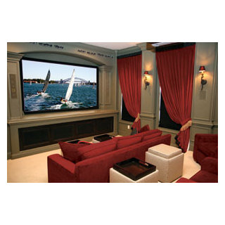 Simply Functional Cinema - Traditional - Home Theater - Orlando - by ...