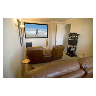 Small Room Transformation - Traditional - Home Theater - San Francisco ...