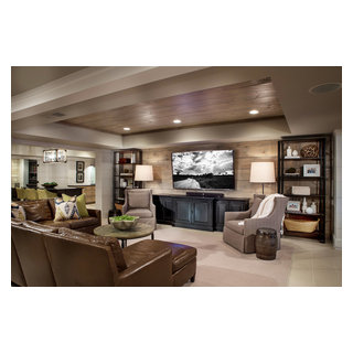 Terrace Turnaround - Transitional - Home Theater - Atlanta - by ...