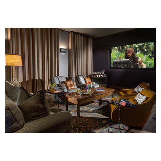 Theater - Mediterranean - Home Theater - Other - by Sims Mackenzie ...