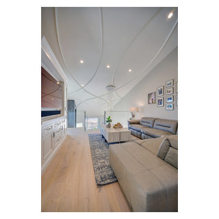 Theatre Room Ceiling Detail - Modern - Home Theater - Los Angeles - by ...