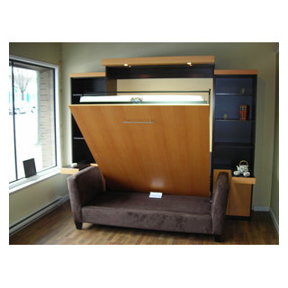 TV on Murphy Bed - Contemporary - Home Theater - Vancouver - by Tom ...