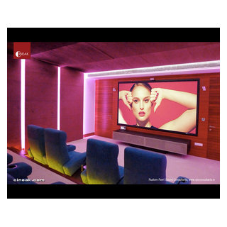 Ultra Modern Home Theater by Rustom Pavri Sound Consultants - Eclectic ...
