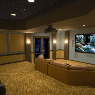 Home Theater Seating Platform - Photos & Ideas | Houzz