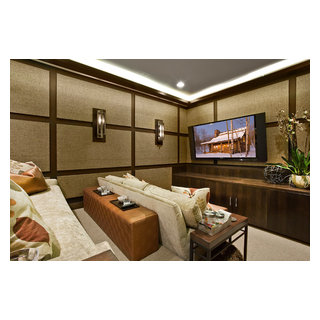 Weston Residence - Contemporary - Home Theater - Salt Lake City - by ...