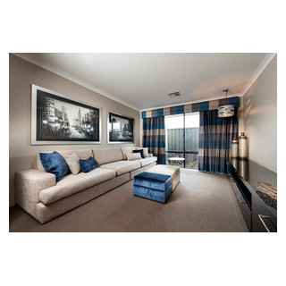 The Endeavour - Contemporary - Home Theater - Perth - by Domain Homes ...