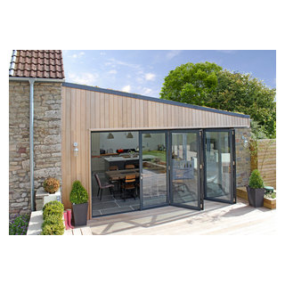 Barn extension in South Gloucestershire - Contemporary - Exterior ...