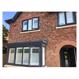 Box bay window shutters & flat window shutters fitted in Wilmslow ...