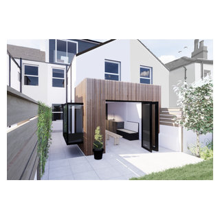 Cedar Cladding Extension - Contemporary - House Exterior - Sussex - by ...