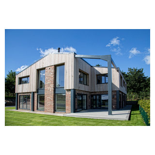 Contemporary Class Q Barn Conversion - Contemporary - Exterior - Other ...