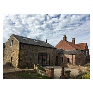 Contemporary house extension and barn conversion - Transitional ...