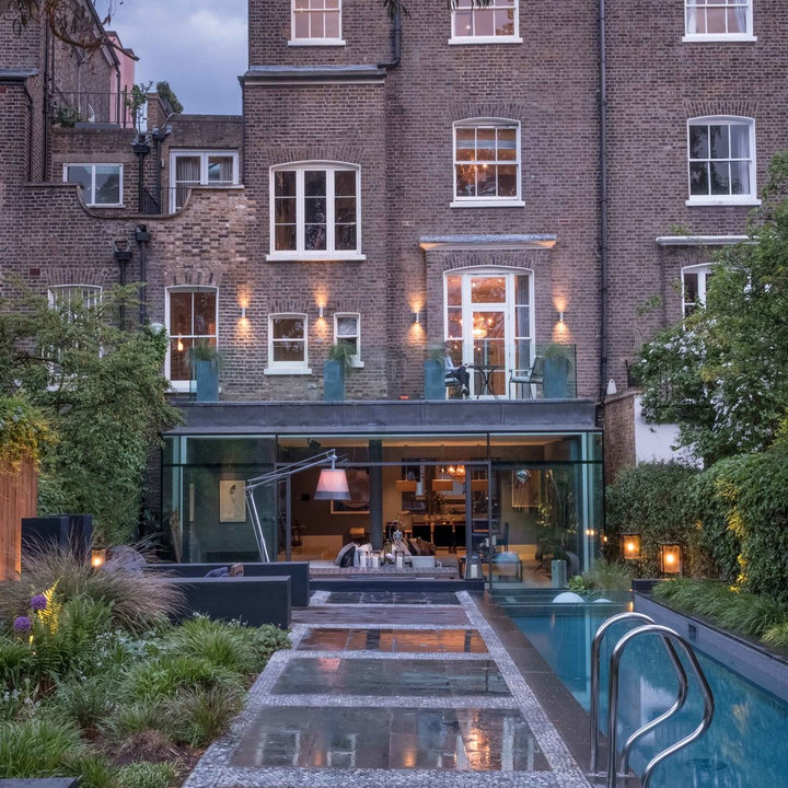 75 Contemporary Brick Exterior Home Ideas You'll Love - April, 2025 | Houzz