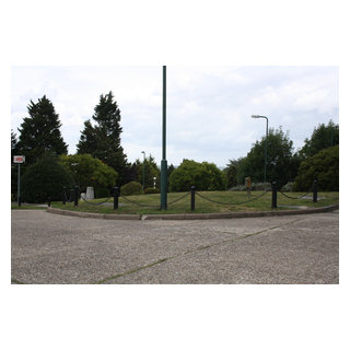 Driveway Chain Link Fencing ARC-220 - Traditional - Exterior - Other ...