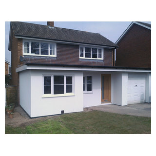 Front Extension with Integrated Garage - Contemporary - Exterior ...