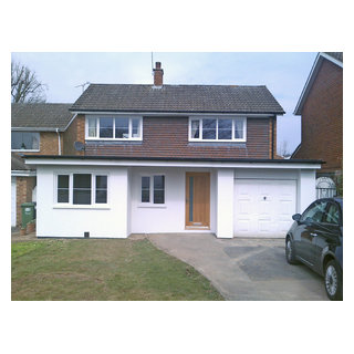 Front Extension with Integrated Garage - Contemporary - House Exterior ...