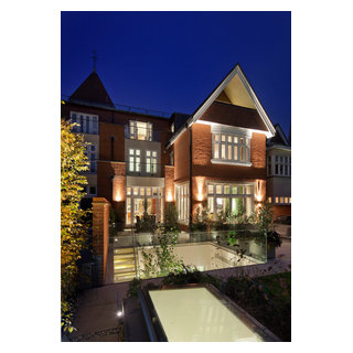 Lightwell Entrance - Contemporary - House Exterior - London - by KSR ...