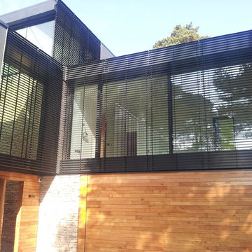 Louvered Privacy Screen - Photos & Ideas | Houzz