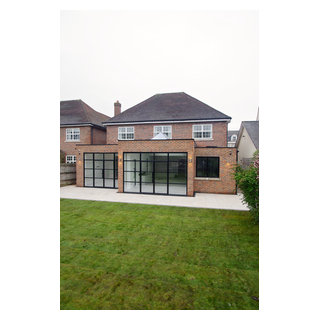 Modern brick extension - Contemporary - Exterior - by id8 designs ltd ...