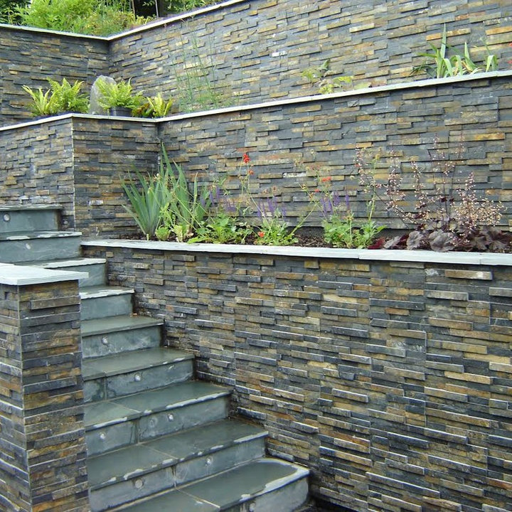 Split Face Slate Stone - Photos & Ideas | Houzz