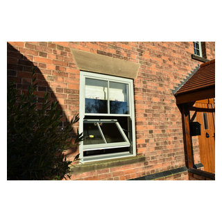 Ultimate Rose sash windows in agate grey - Traditional - House Exterior ...