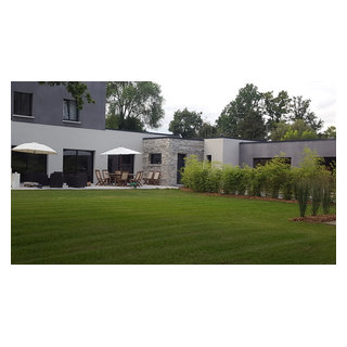 Jardin pour maison moderne - Contemporary - Garden - Reims - by CREATIV ...